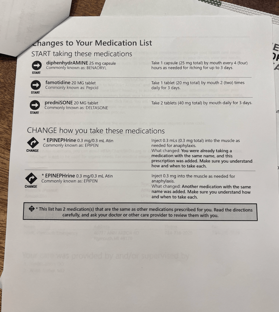 Post-Anaphylaxis Plan – All Things Allergies